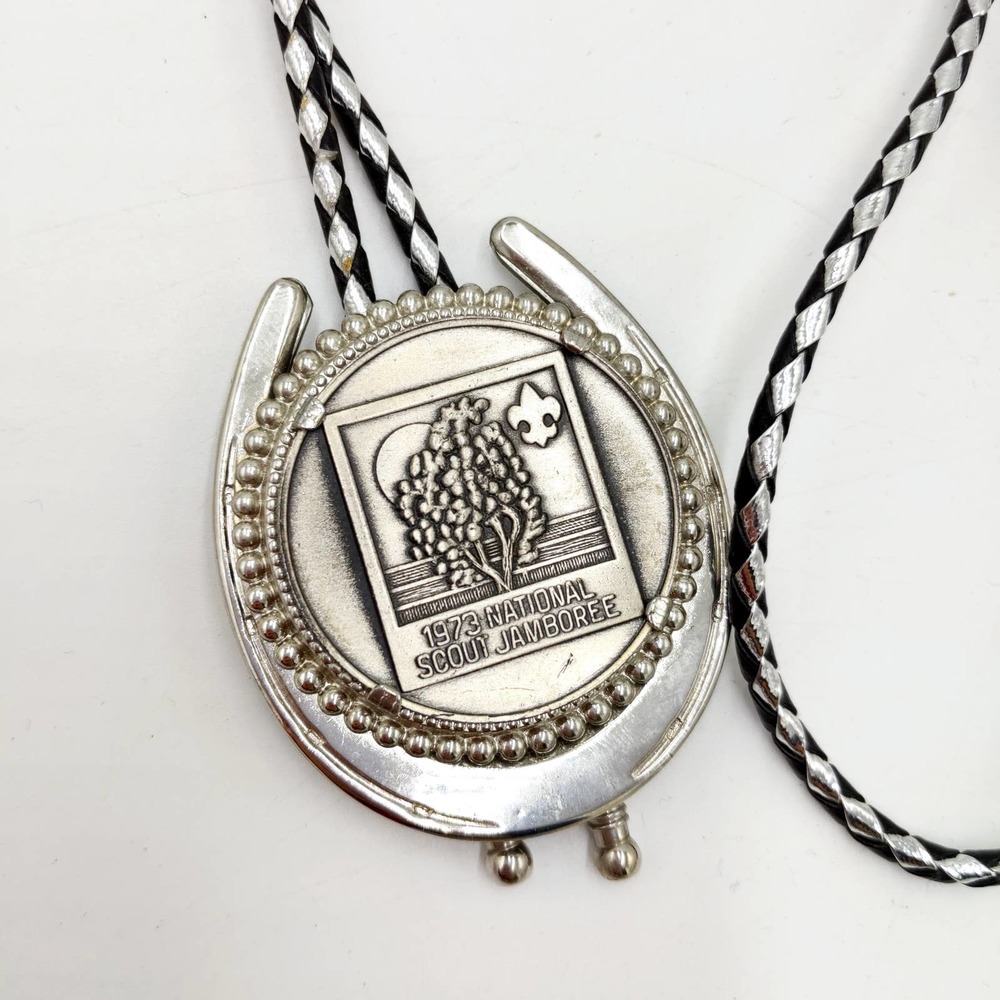 1973 National Scout Jamboree Silver Braided Horseshoe… - Gem